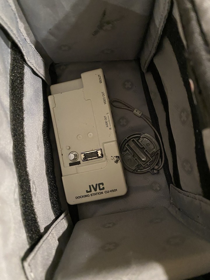 JVC Cybercam minidv camcorder GR-DVM70 w/ AC Battery Eliminator AA-V50 ...