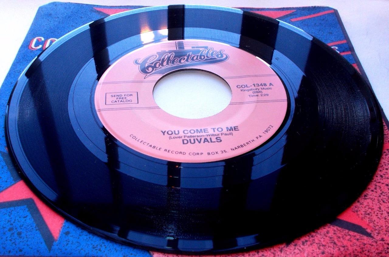 The Duvals You Come To Me b/w Ooo-Wee Baby 1956 Doowop 45rpm Reissue ...