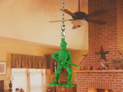 Toy Story Green Army Men Ceiling Fan Pull Light Lamp Chain Decoration ...
