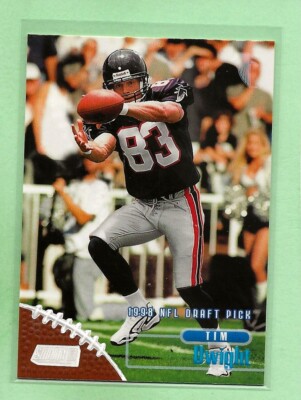 TIM DWIGHT - 1998 Stadium Club "Rookie" - #194 - Falcons - Comb ...