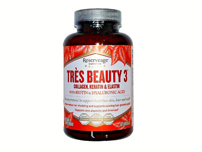 RESERVEAGE NUTRITION TRES BEAUTY 3 90 CAPSULES EXP. 07/2025+ | eBay
