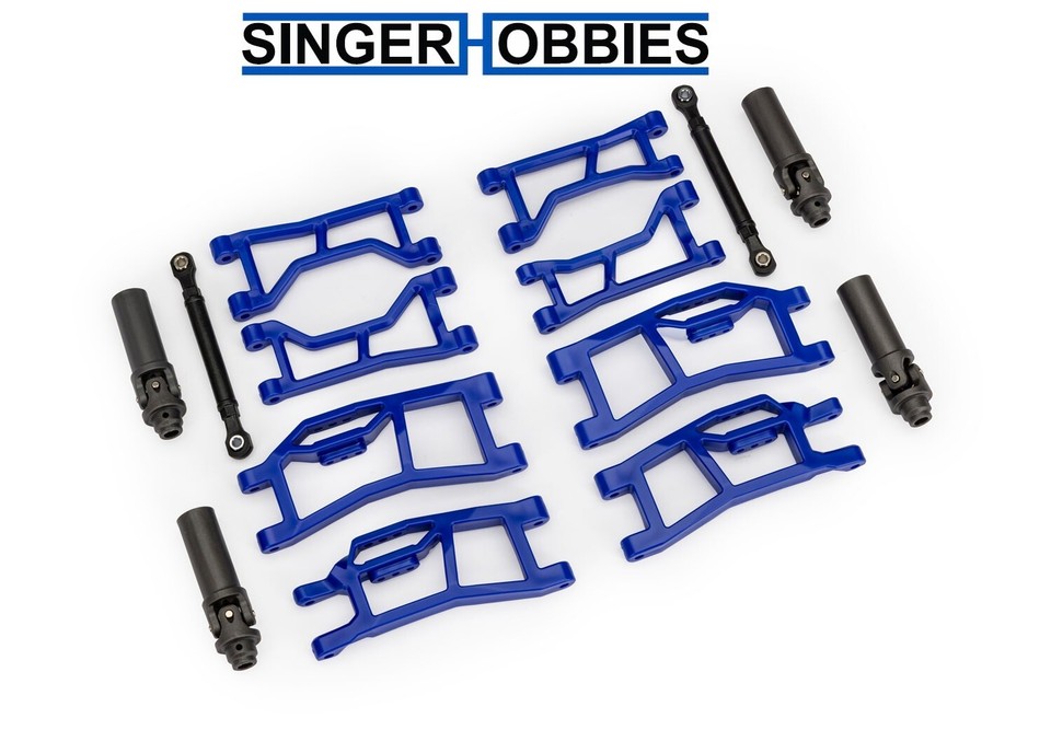 Traxxas 10790-BLUE Blue HD WideMaxx Suspension Kit: Mini Maxx TRA1 | eBay