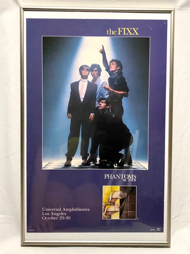 The Fixx Tour 1984 poster vintage ORIGINAL 13” x 20” | eBay