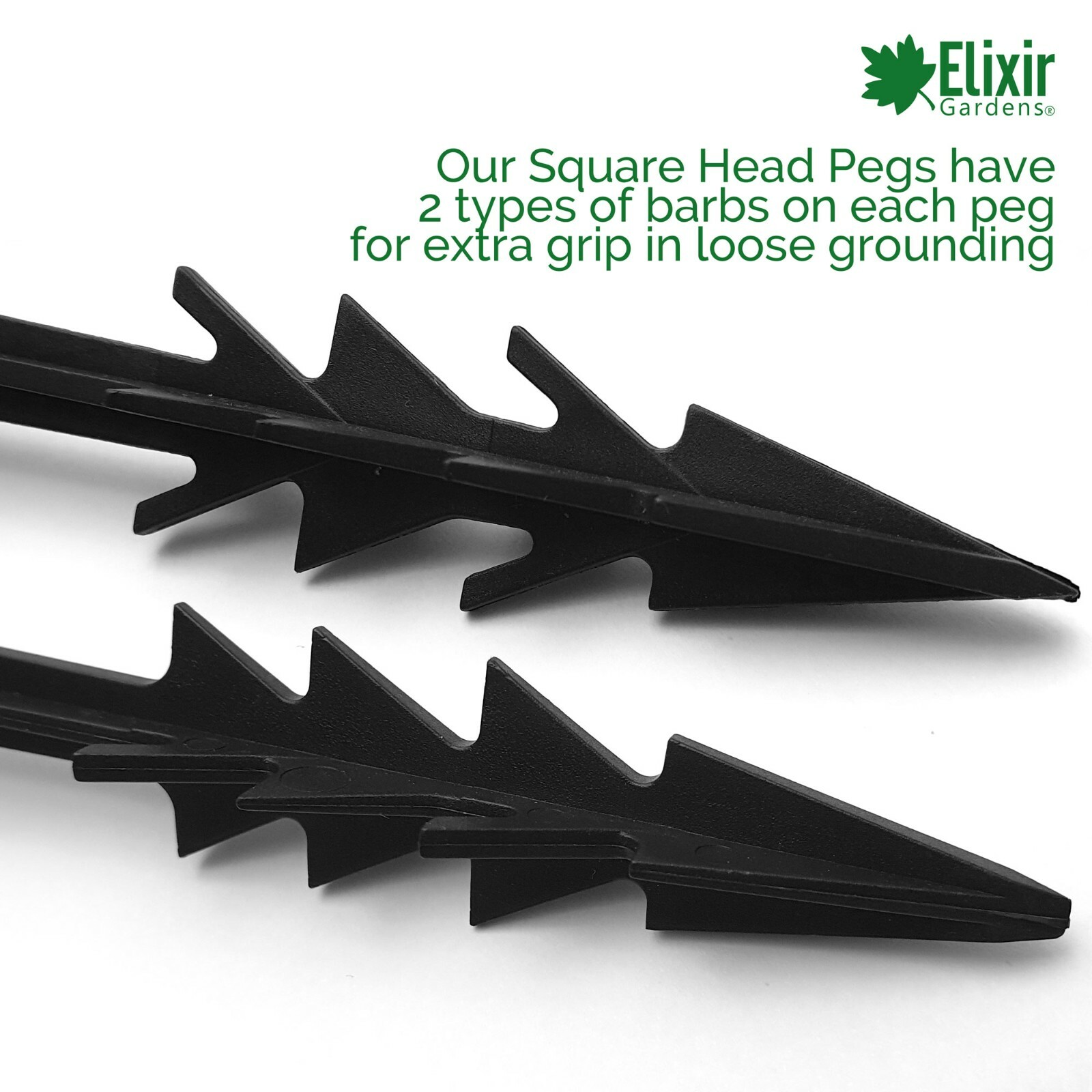 6inch 160mm STRONG FIXING ANCHOR PEGS WEED CONTROL FABRIC LANDSCAPE ...