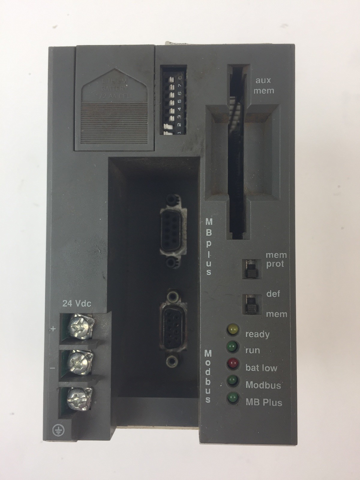 MODICON PC-A984-145 COMP 984 CPU 8K MEM 1XMB MB+ MBPLUS MODBUS 24VDC ...