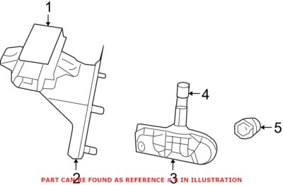 Genuine OEM Mopar TPMS Sensor Valve Assembly For Dodge Challenger ...