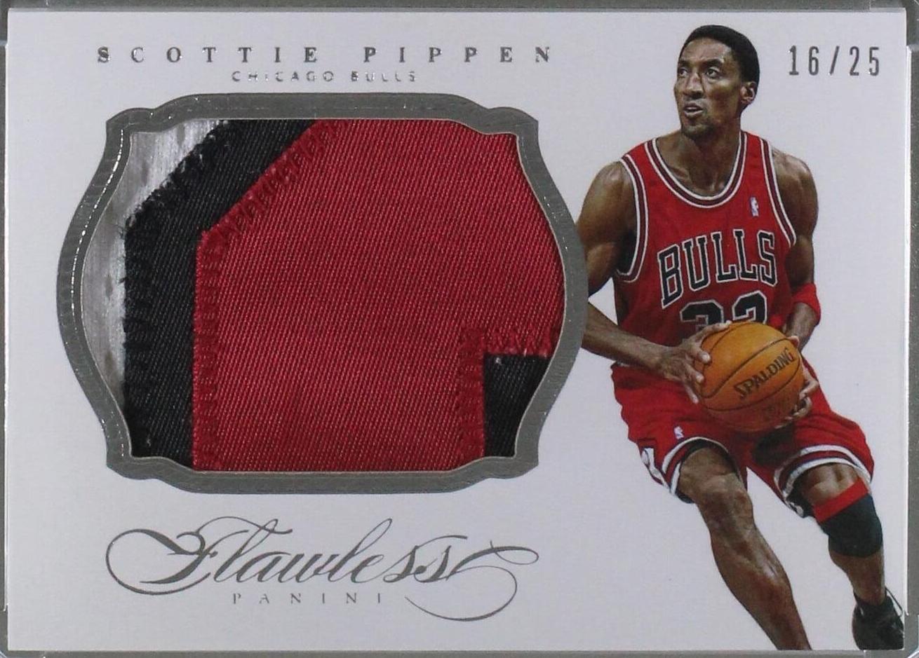 2013-14 Panini Flawless - Patches Scottie Pippen #71 /25 (MEM) for sale ...