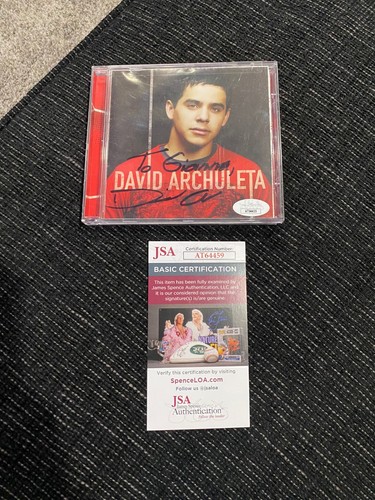 DAVID ARCHULETA DEBUT ALBUM CD AUTOGRAPHED BOOKLET - JSA AUTHENICATED ...