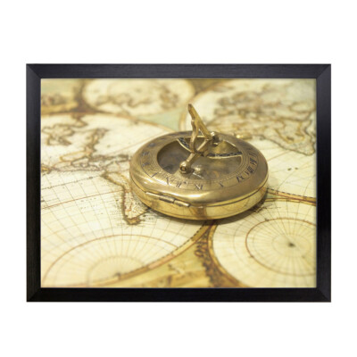 Lap Tray with Cushion Compass and Map Cushioned Padded for Eating | eBay UK