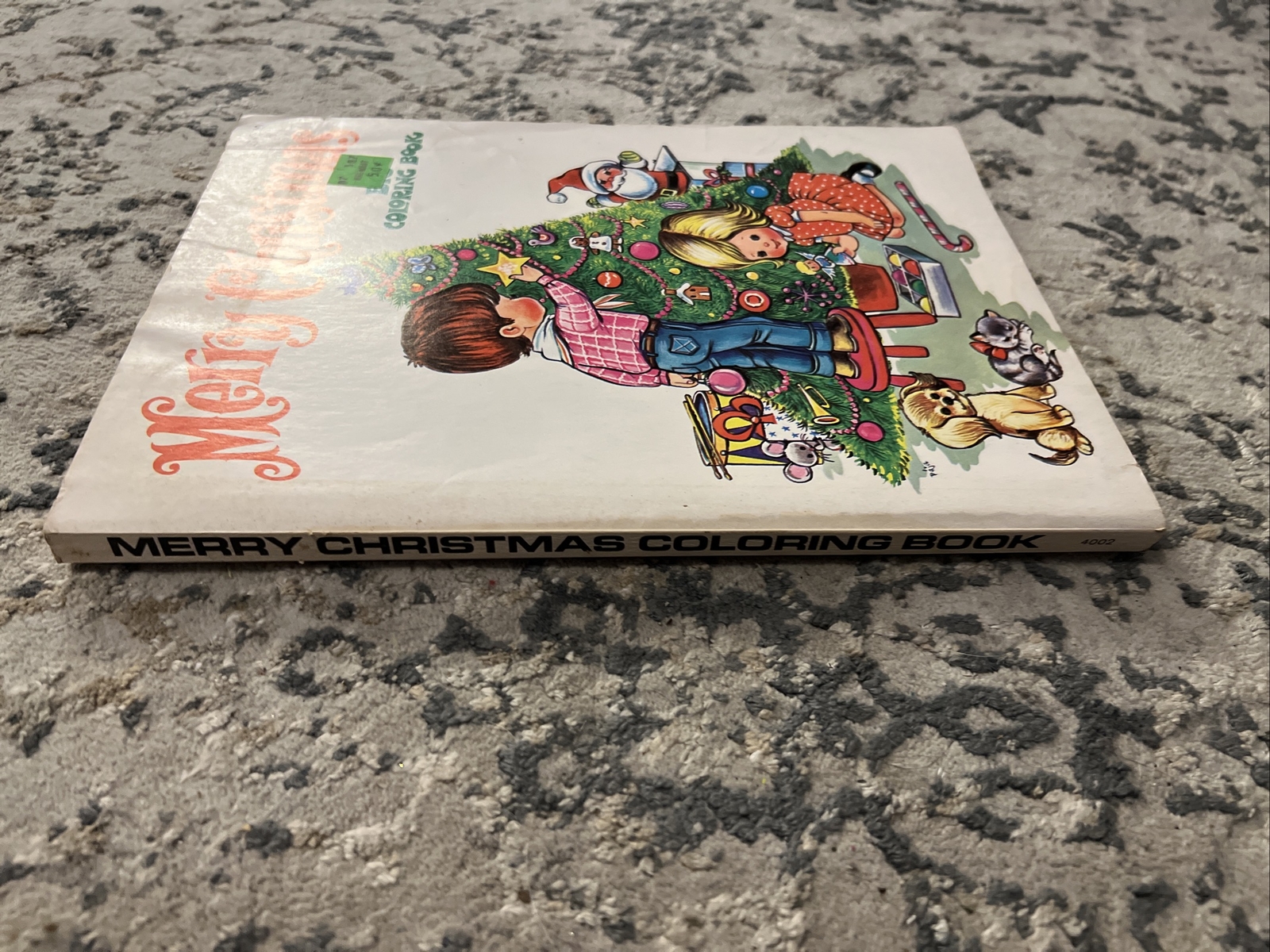 Vintage Merry Christmas Big Coloring Book By Playmore Never Used RARE ...