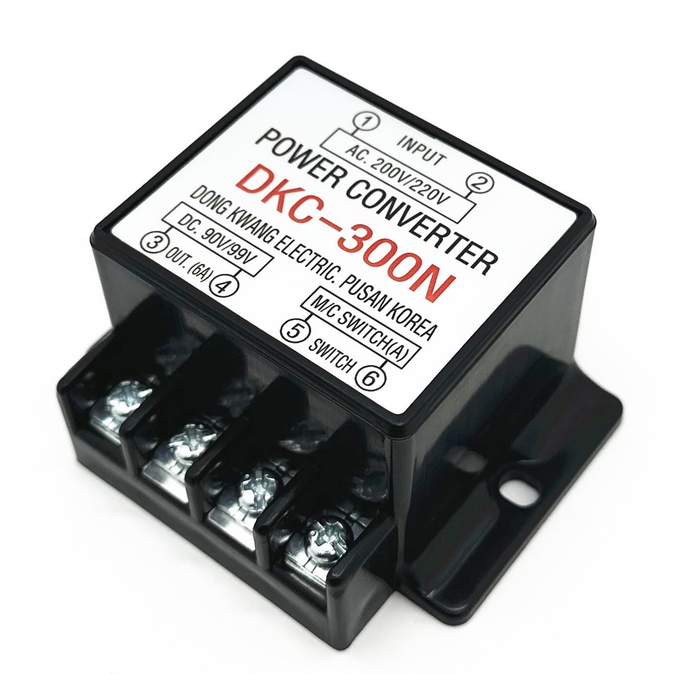 POWER CONVERTOR DKC-300N AC.200V/220V DC.90V/99V PUSAN KOREA half wave ...