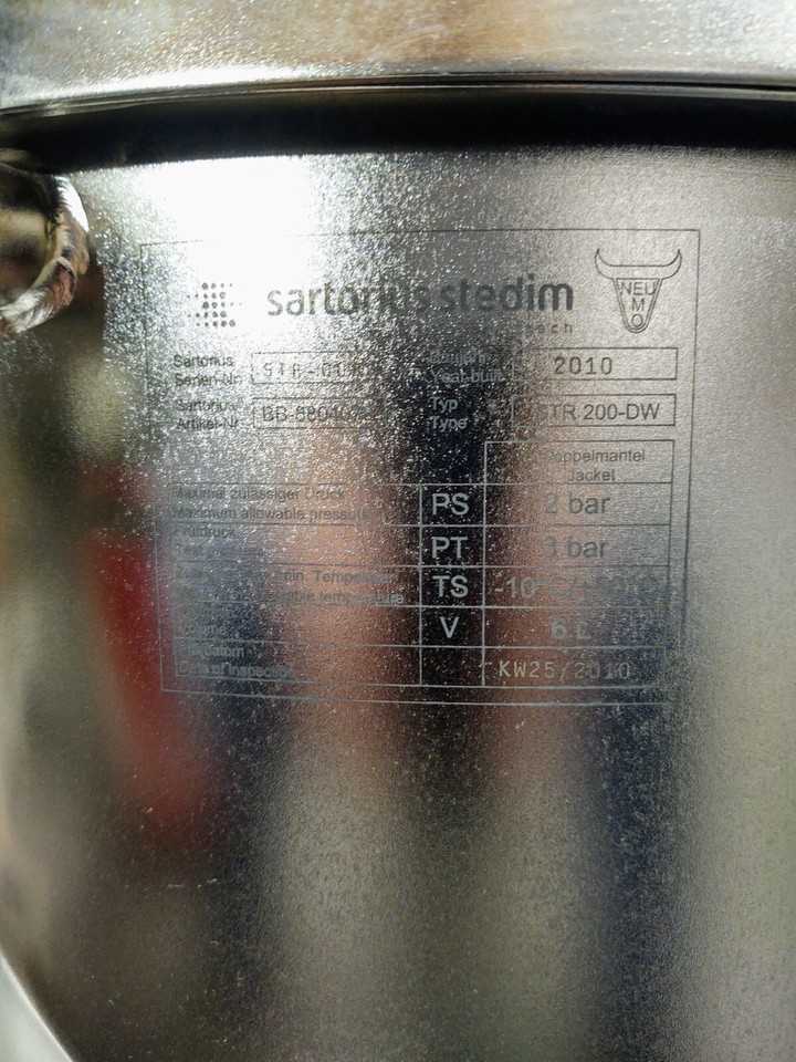 Sartorius Stedim 200L STR 200-DW BioSTAT CultiBag BioReactor | eBay