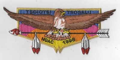 1998 NOAC Tsoiotsi Tsogalii Lodge 70 Flap Old North State Council GLD ...