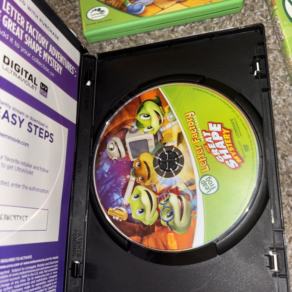 Leap Frog Educational DVD Lot Of 12 Letter Factory, Math Circus, Word ...