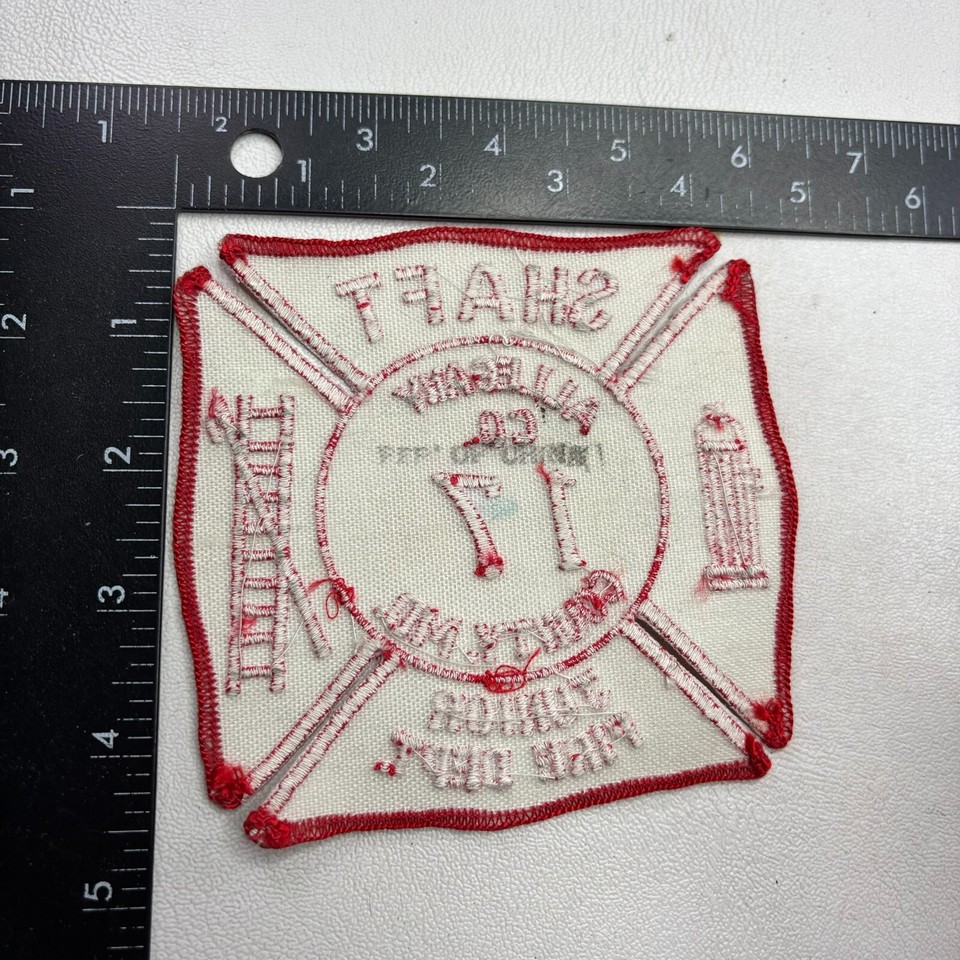 SHAFT ALLEGANY COUNTY MD JUNIOR FIRE DEPT. Patch (Firefighter) 563 | eBay