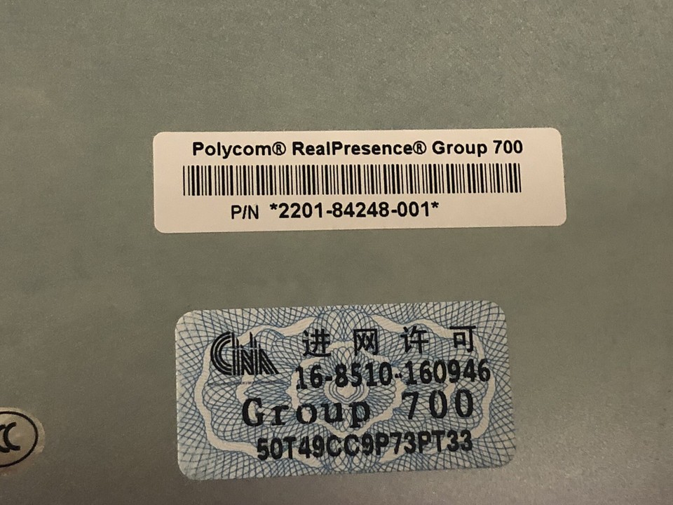 Poly RealPresence Group 700 with EagleEye IV 12x Camera video confer ...