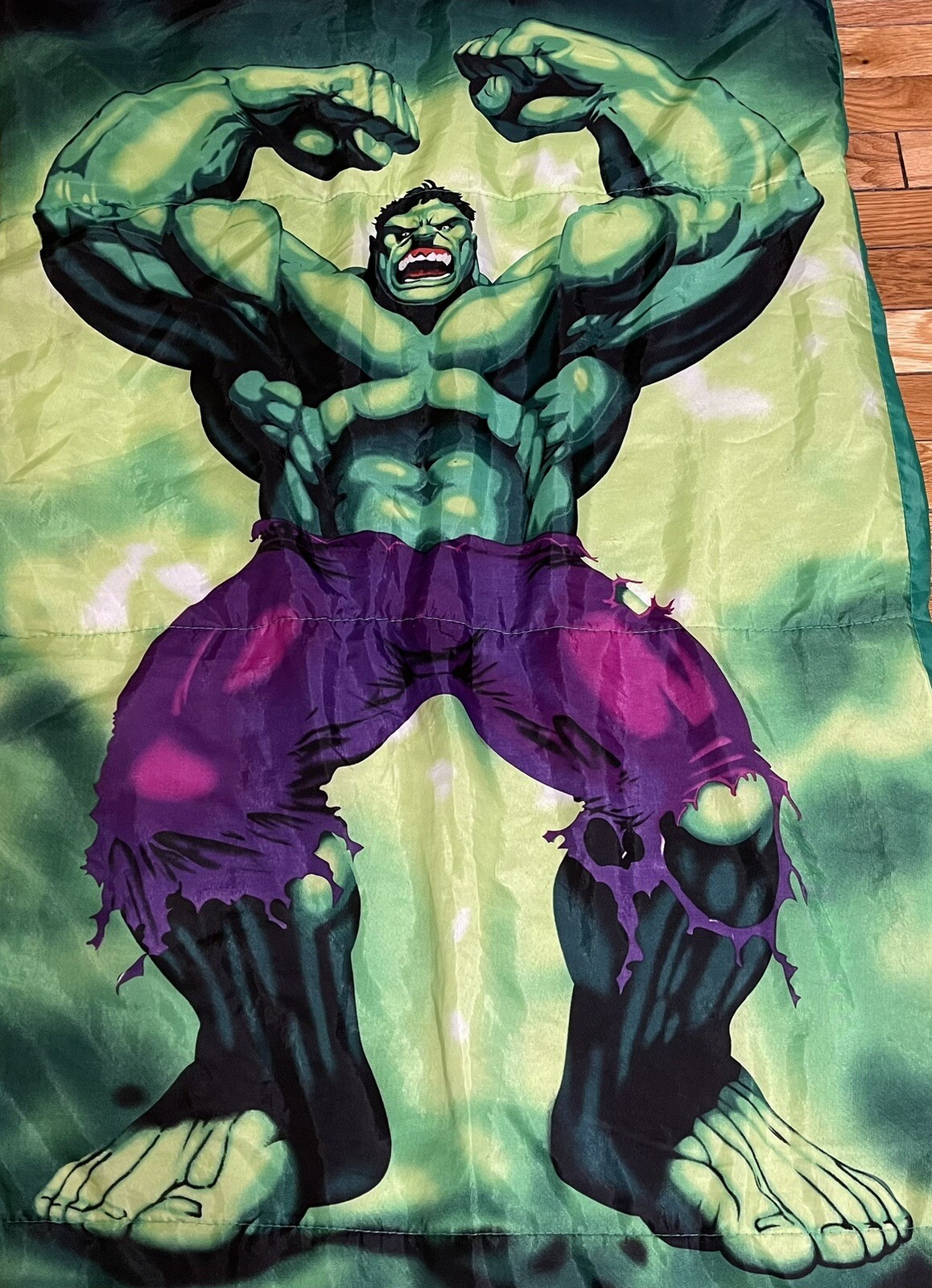 Marvel Comics 2004 The Incredible Hulk Vintage Kids Sleeping Bag 26" x ...