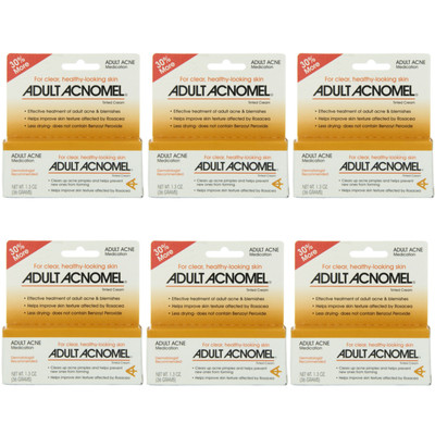 6 Pack Adult Acnomel Tinted Cream Acne Medication 1.30 Oz 36 G Each | eBay