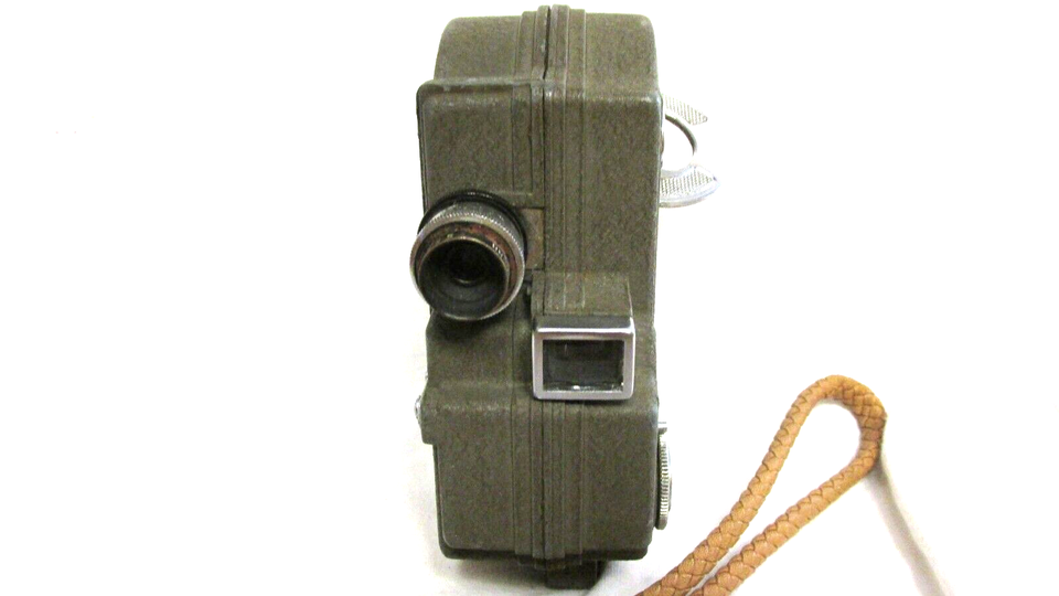 VINTAGE 1940s UNIVERSAL CINEMASTER II MODEL G-8 8MM MOVIE CAMERA w ...