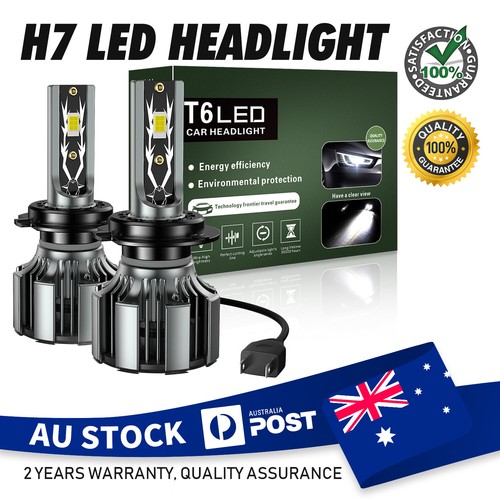 2X H7 LED Headlight Bulb Kit High Low Beam Lamp For Citroen C3 Pluriel ...