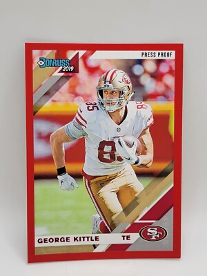2019 Panini Donruss Press Proof Red George Kittle #224 | eBay