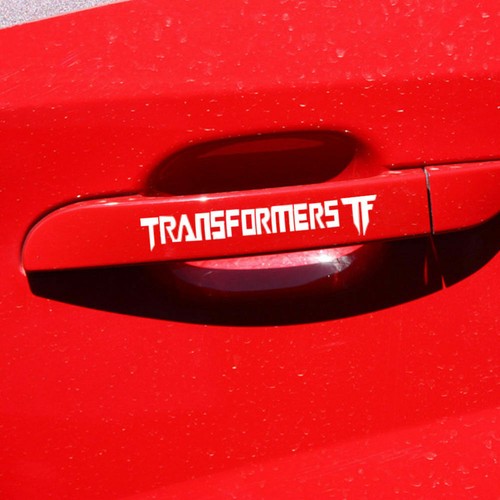 “Transformer” Car Door Reflective Car Sticker Decals [4pcs] 12*2cm ...