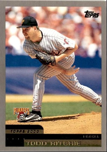 2000 Topps Baseball Card Todd Ritchie Pittsburgh Pirates #344 | eBay