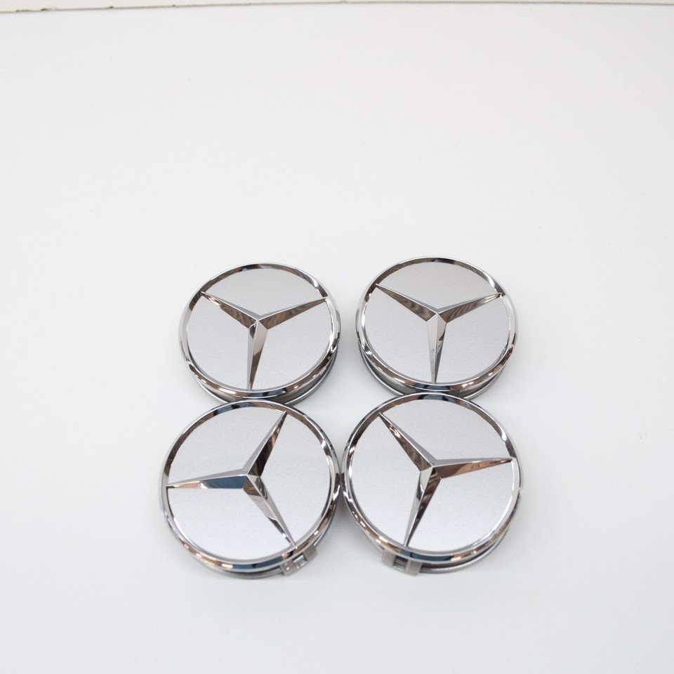MERCEDES-BENZ SLK R172 Wheel Center Hub Cap Covers 4x Set B66470202 NEW ...