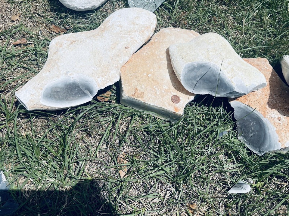 8 Pounds Of High Quality Georgetown Flint ( Whole Rock ) Flint Knapping ...
