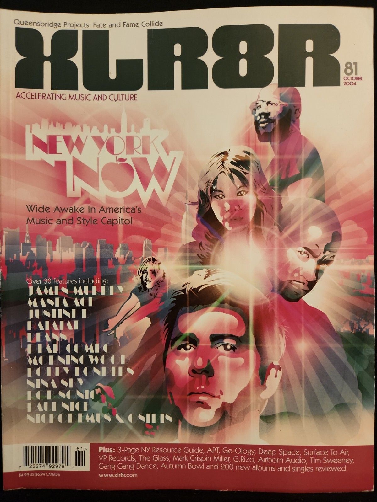 XLR8R Music Magazine 81 October 2004 James Murphy Bobby Konders Nina ...