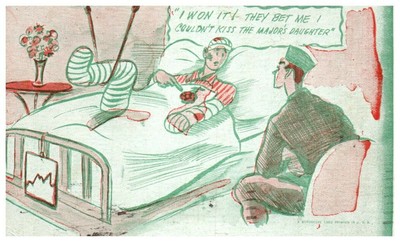 I WON IT!THEY BET ME I COULDN'T KISS MAJOR'S DAUGHTER.FUNNY 1949 ...