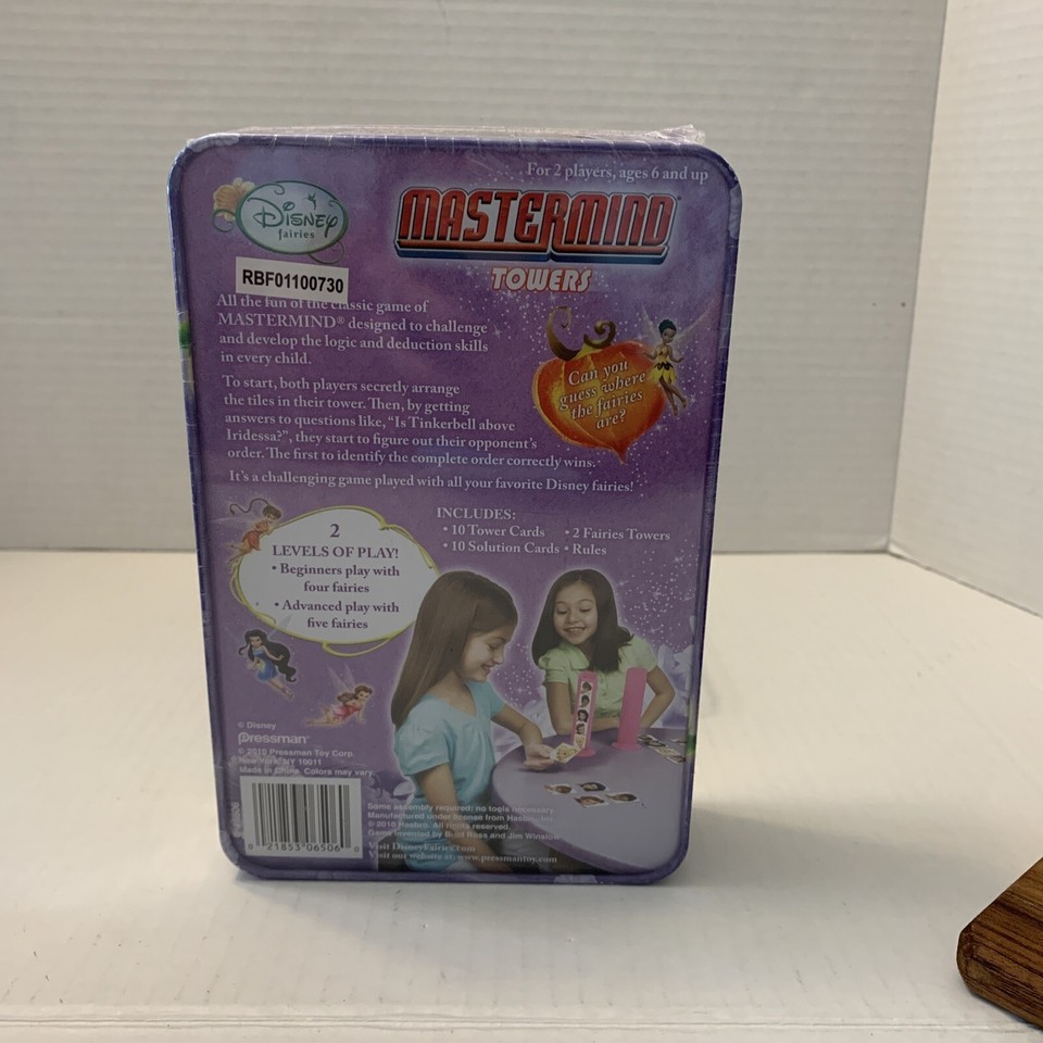 NEW SEALED DISNEY FAIRIES MASTERMIND TOWERS GAME TINKERBELL 2 PLAYERS ...