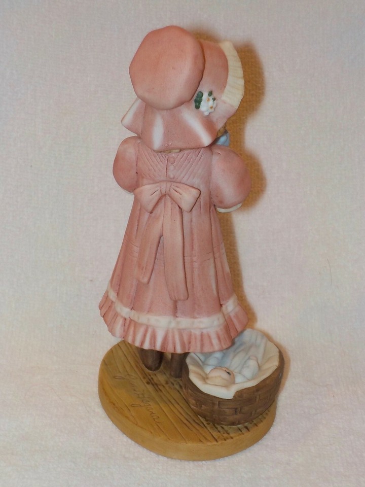 Porcelain Jan Hagara Figurine Laurel Holding Cat | eBay
