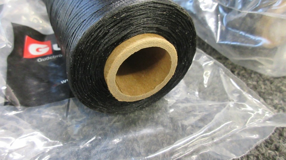 5 Black Lacing Thread Tape String Wrap Wire Cable Tie Fishing Rod ...