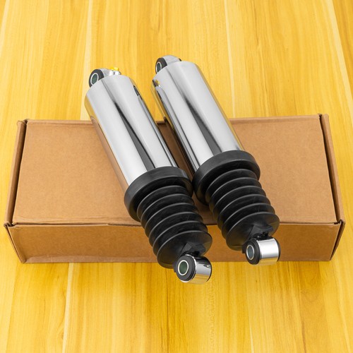 Chrome Rear Air Suspension Shocks For Harley Road King Street Electra ...