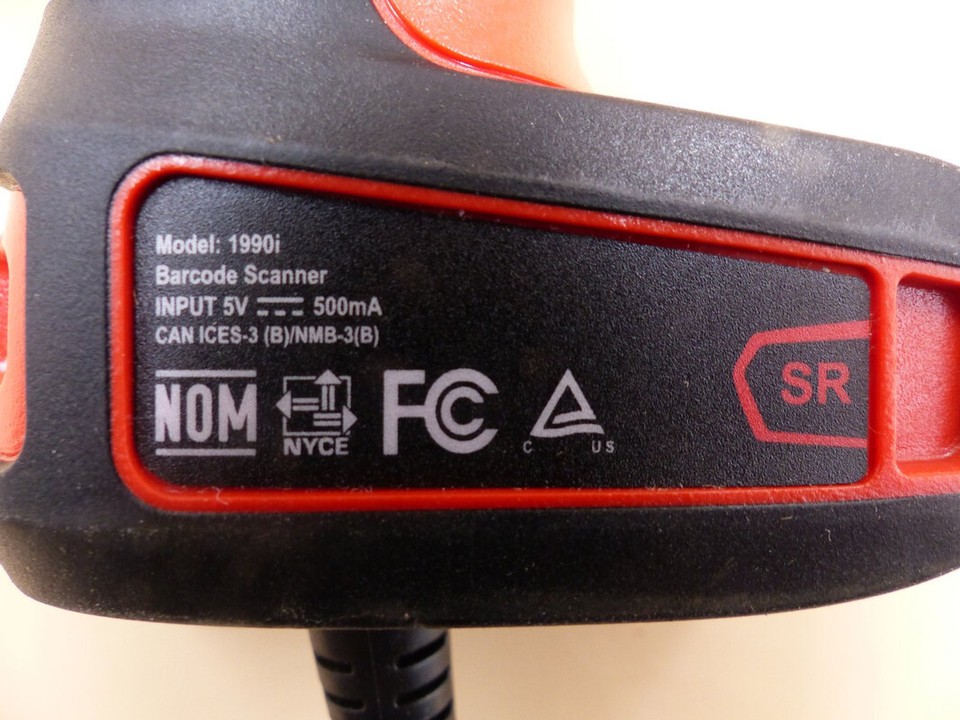 HONEYWELL 1990ISR-3-N GRANITE XP 1990I XP ULTRA RUGGED BARCODE SCANNER ...