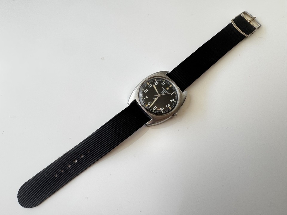 Hamilton Geneve British Military RAF 6bb mechanical Watch CWC 1979 | eBay