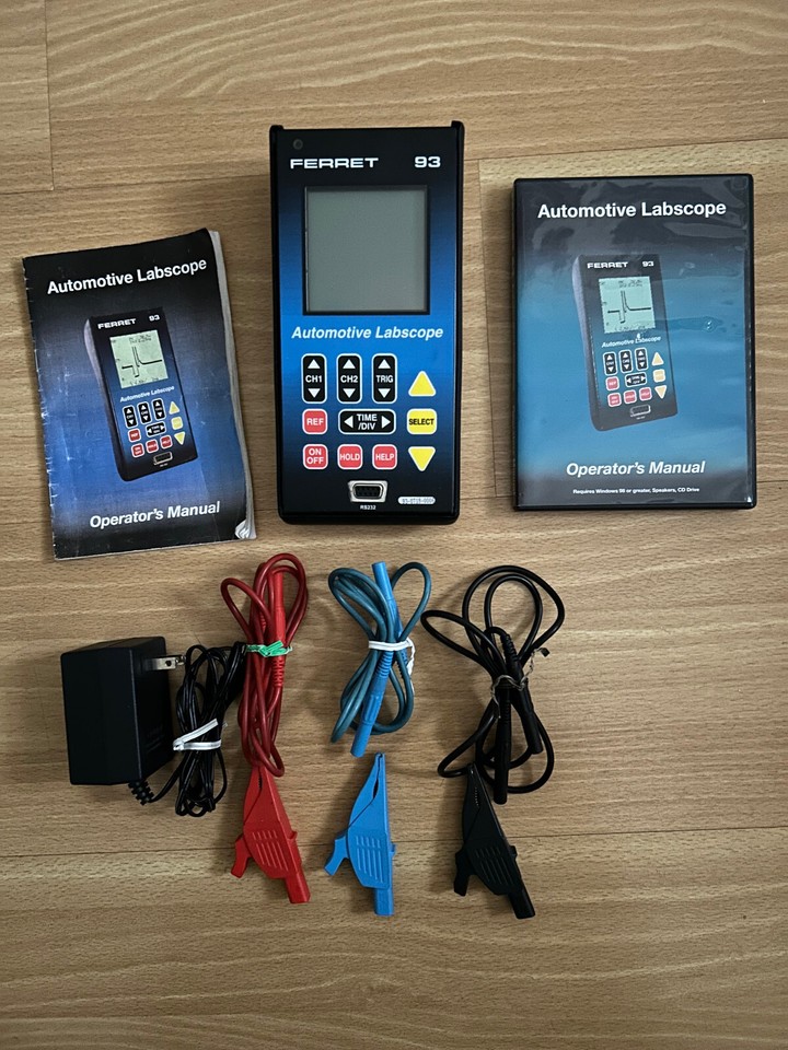FERRET 93 2- CHANNEL AUTOMOTIVE LABSCOPE (COMPLETE AND VERY NICE!!!) | eBay