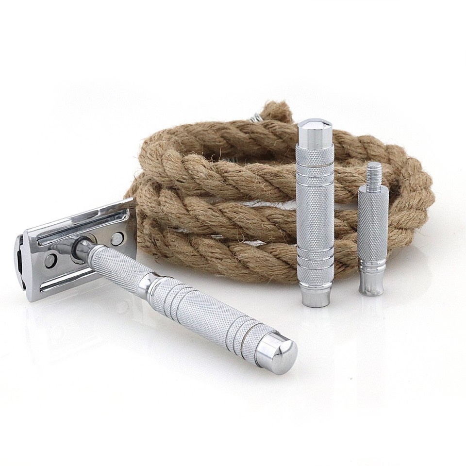 Double Edge Safety Razor-Travel Razor for Wet Classic Shaving, Razor ...