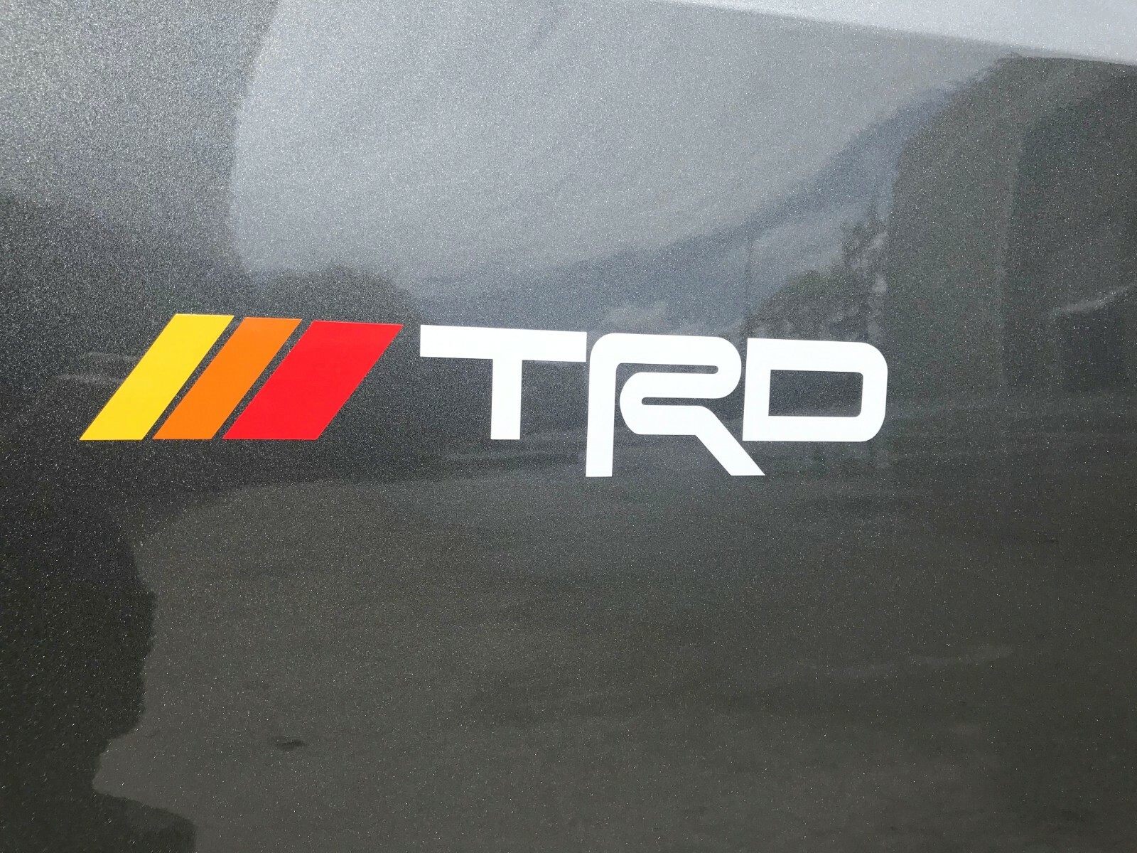 Vintage TRD decals - Set of 2 (Premium) White version | eBay