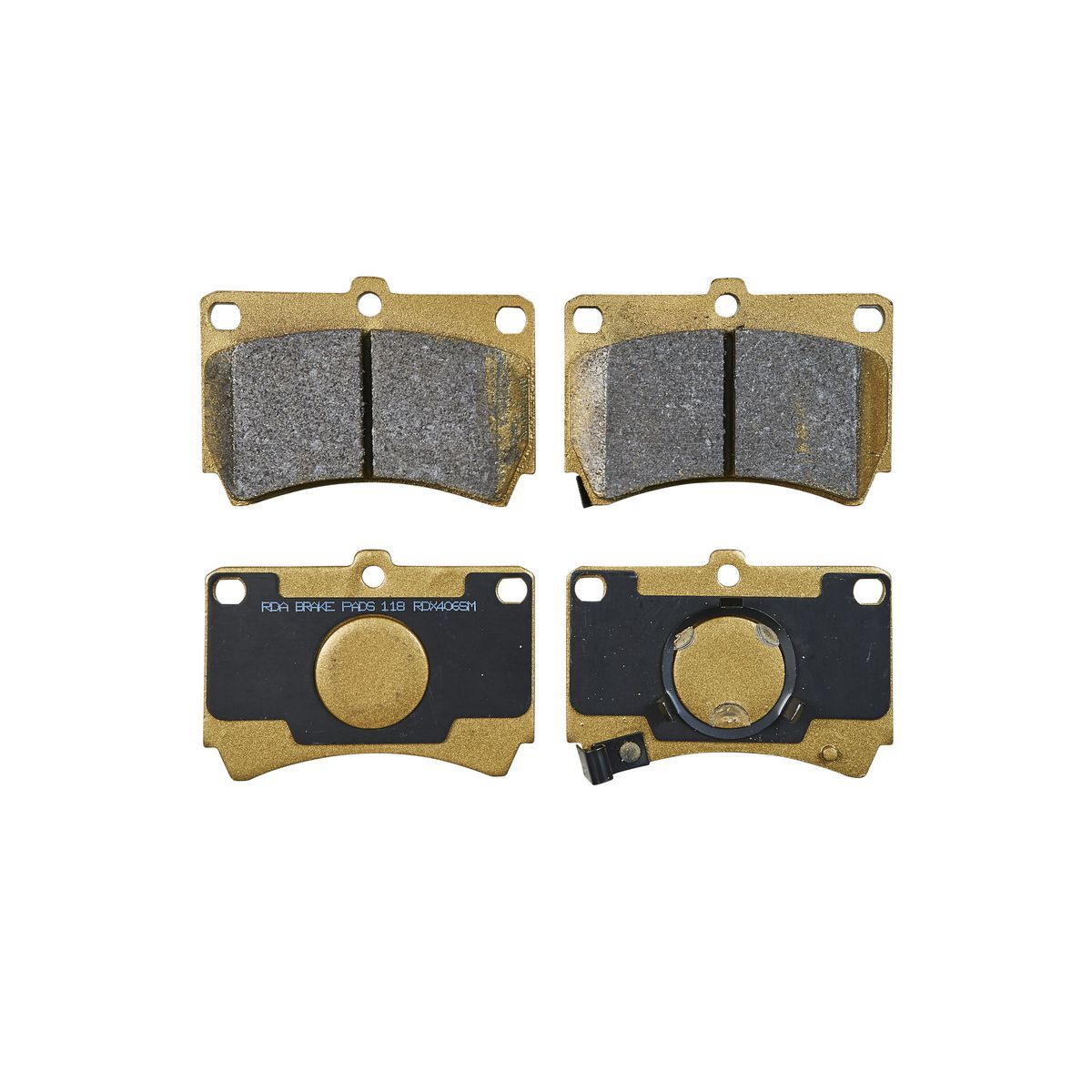 RDA Brakes Extreme Brake Pad Set Front RDX406SM | eBay