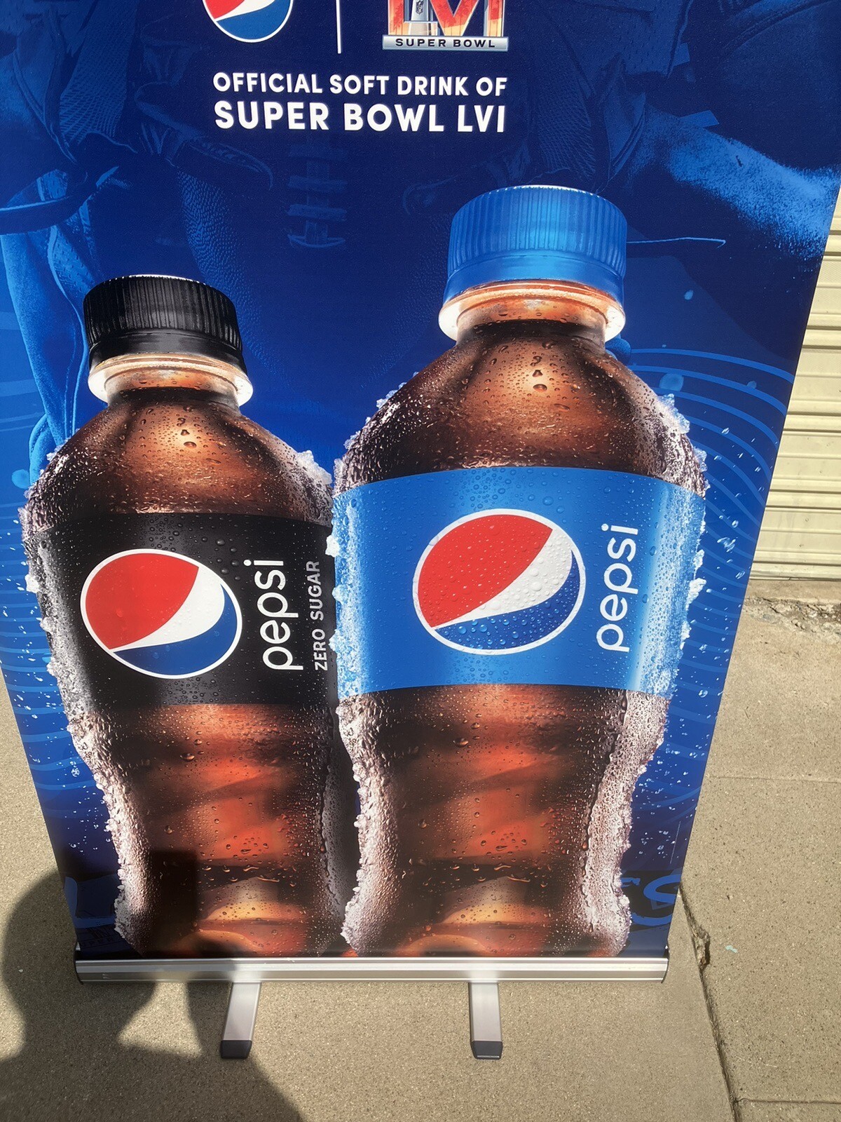 Pepsi NFL Super Bowl LVI ADVERTISING BANNER Game Day Display7ft ...