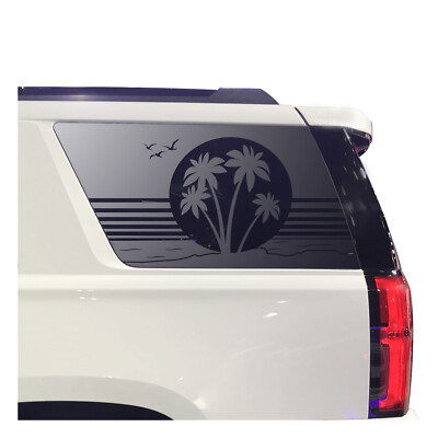 Beach Scene Decals for 2015 -2020 Chevy Tahoe LS LT Z71 Premier window ...