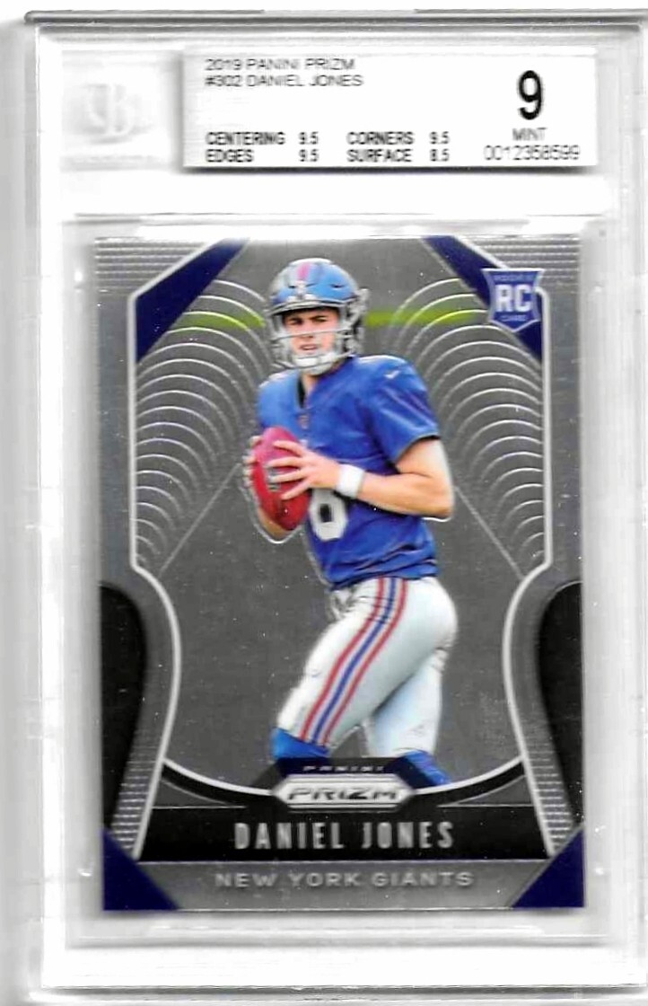 2019 Panini Prizm DANIEL JONES ROOKIE! BGS 9! Giants! | eBay