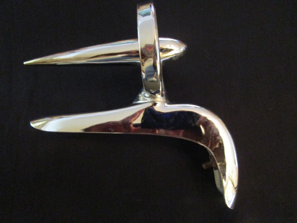 Vintage Hood Ornament Chrome Gun Sight Torpedo Bomb Sight 1940s-1950s ...