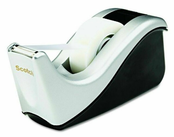 Scotch C60-ST Desktop Desk Tape Dispenser - Black/Silver for sale ...