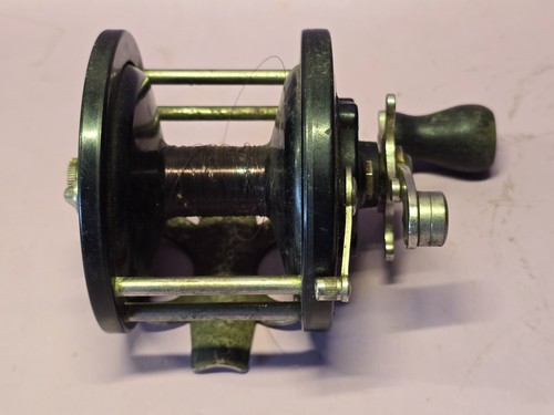 Vintage PENN No. 85 Fishing Reel Made in USA Saltwater Black Handle ...