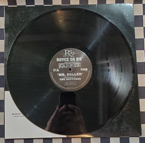 Mr. Baller / My Friend 12" by Royce Da 5'9" / Clipse vinyl 2002 VG+ KOC ...