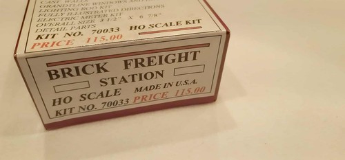 MICRO-SCALE BRICK FREIGHT STATION Kit #70033 HO SCALE | eBay