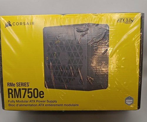 Corsair RM750e (2023) Fully Modular Low-Noise Power Supply 840006699408 ...
